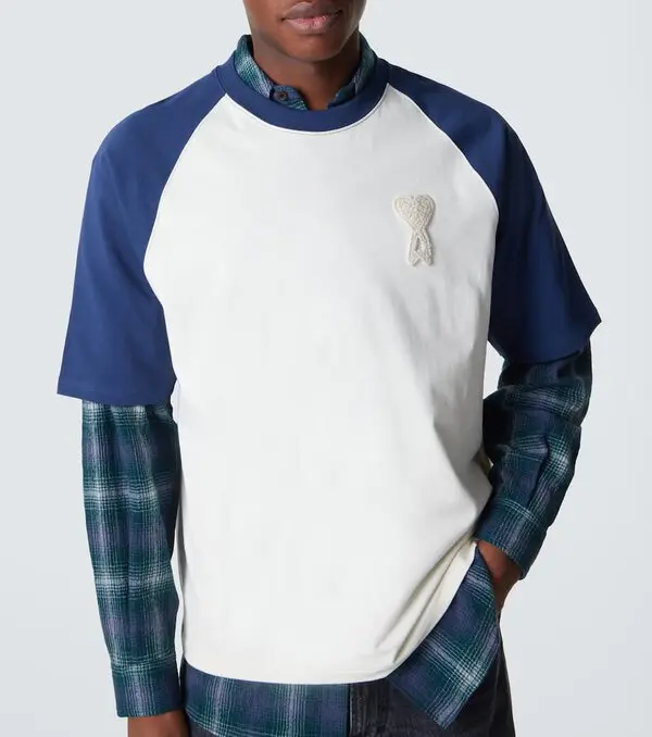 AMI Paris De Cour Cotton Jersey T-shirt