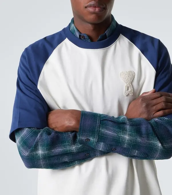 AMI Paris De Cour Cotton Jersey T-shirt