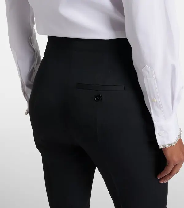 Alexander McQueen Wool Bootcut Pants