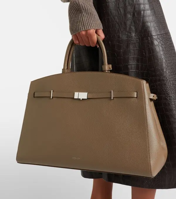 DEMELLIER Hudson Top-handle Bag - Beige