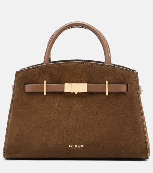 DEMELLIER Hudson Small Top-handle Bag - Brown