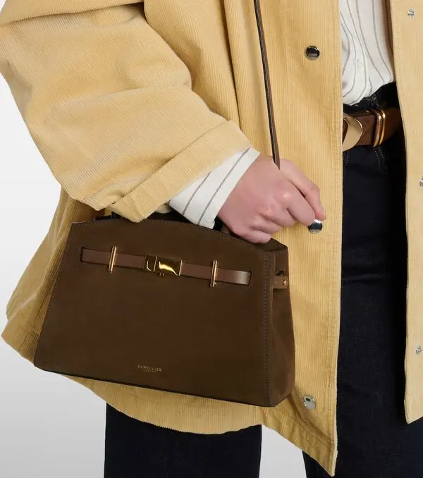 DEMELLIER Hudson Small Top-handle Bag - Brown
