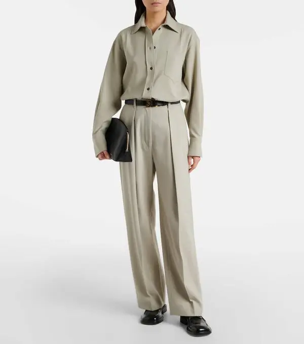 Victoria Beckham Oversized Shirt - Grey