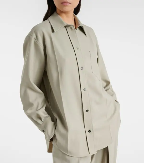 Victoria Beckham Oversized Shirt - Grey