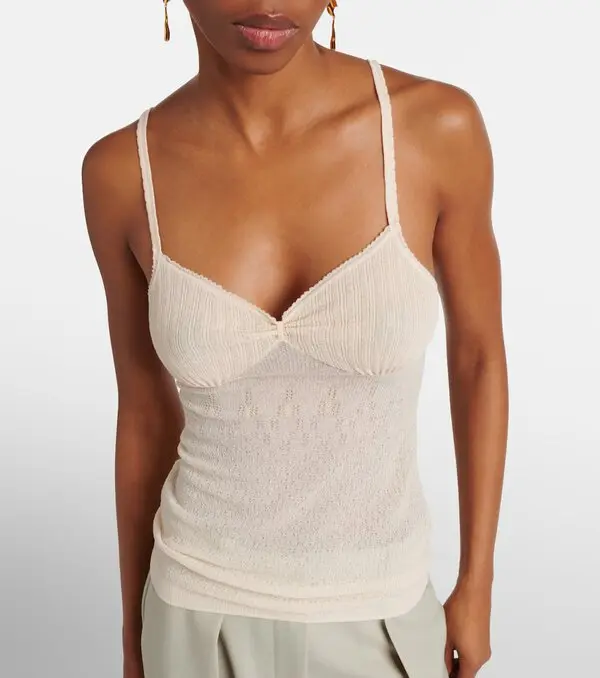 Victoria Beckham Cami Cotton-blend Top