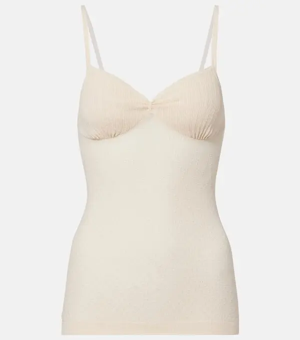 Victoria Beckham Cami Cotton-blend Top - Pink