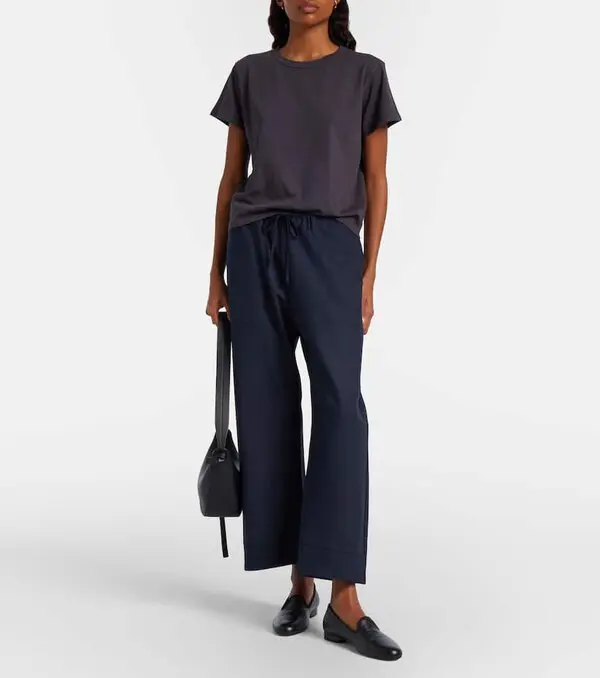 LESET Margo Cotton Jersey T-shirt - Blue