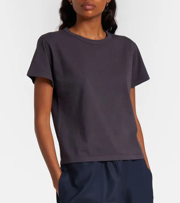 LESET Margo Cotton Jersey T-shirt - Blue