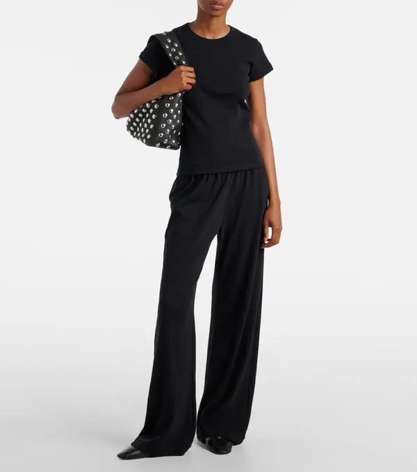 LESET Nando Cotton Jersey T-shirt - Black