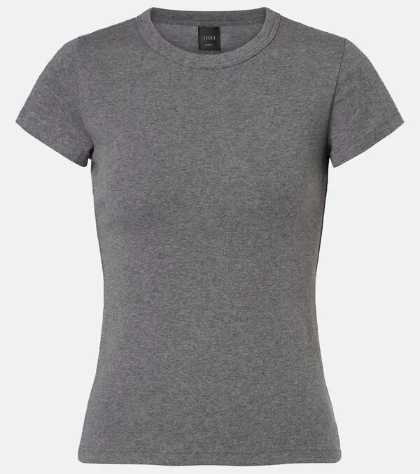 LESET Nando Cotton Jersey T-shirt - Grey