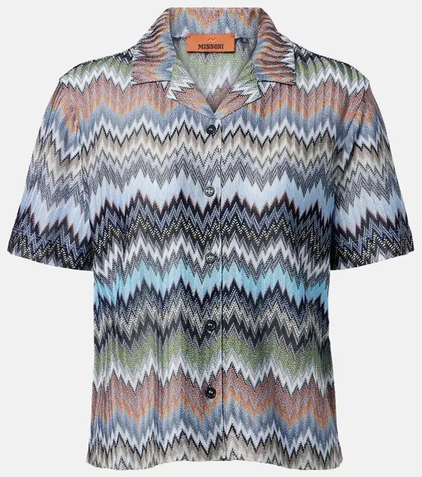 Missoni Zigzag Intarsia Shirt - Multicoloured