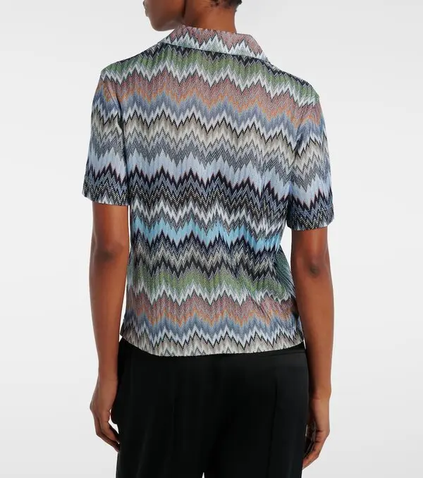 Missoni Zigzag Intarsia Shirt - Multicoloured