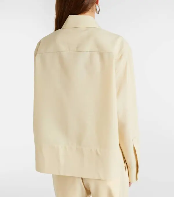 JIL SANDER Wool Button-down Shirt