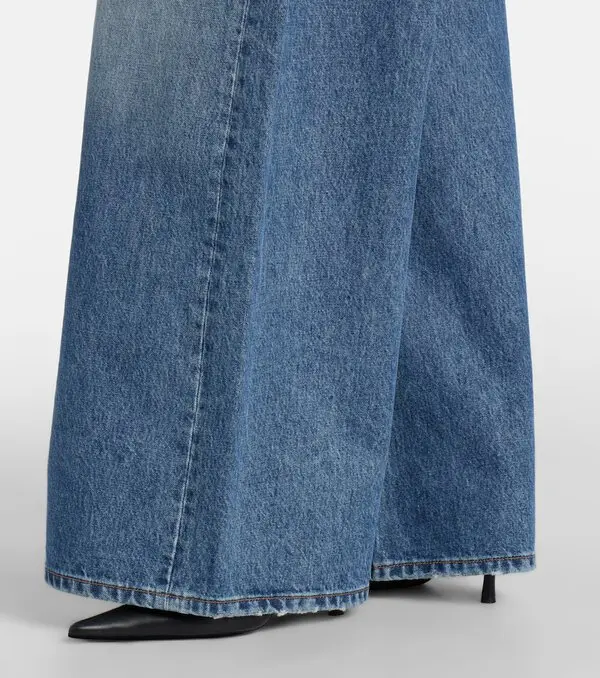 Sportmax Dangri Wide-leg Jeans - Blue