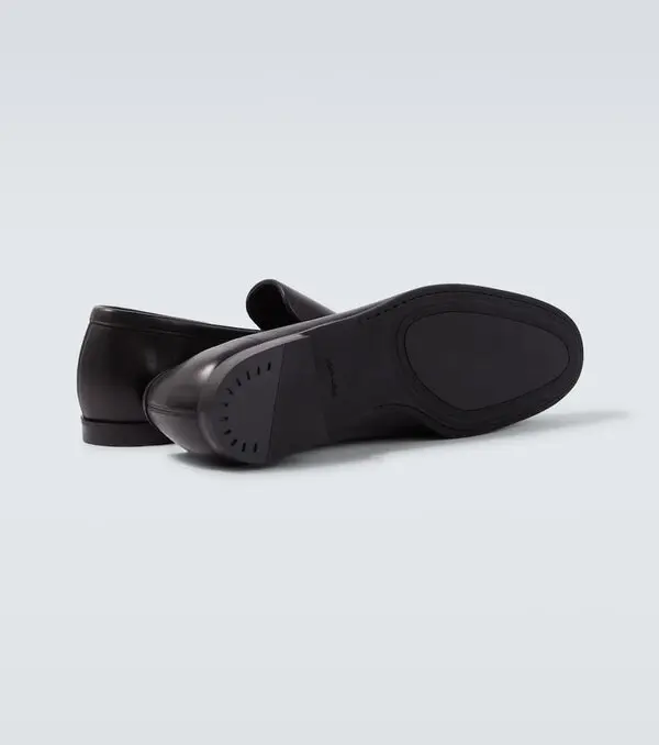 John Lobb Tyne Leather Loafers