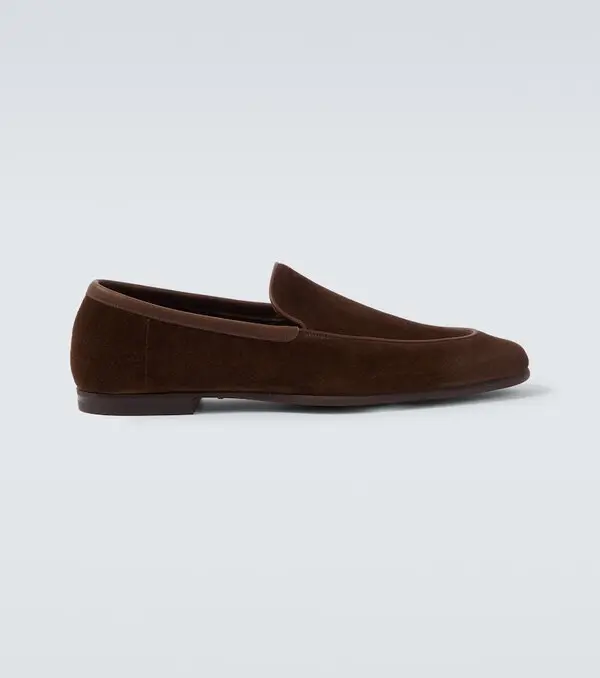 John Lobb Tyne Suede Loafers