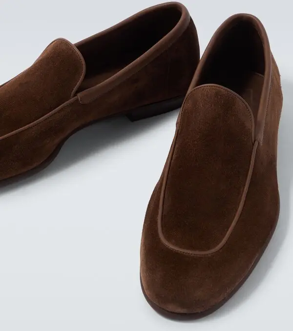 John Lobb Tyne Suede Loafers