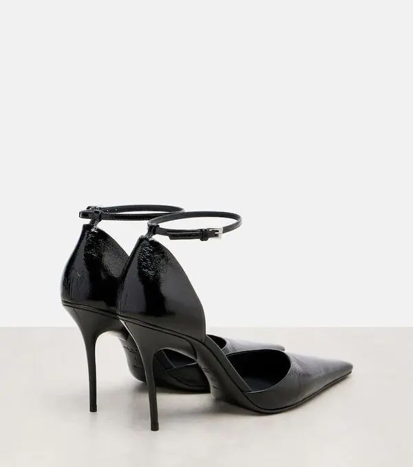 Alaïa D'orsay 90 Patent Leather Pumps - Black