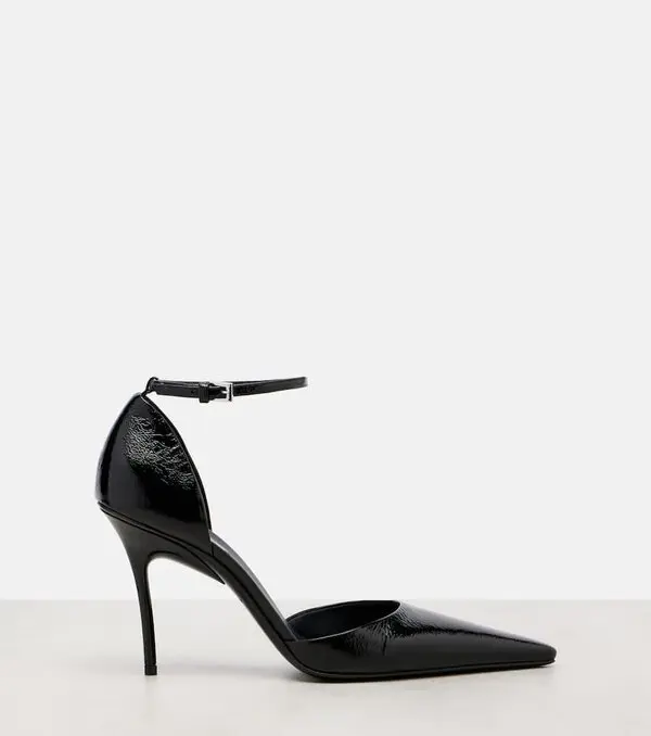 Alaïa D'orsay 90 Patent Leather Pumps - Black