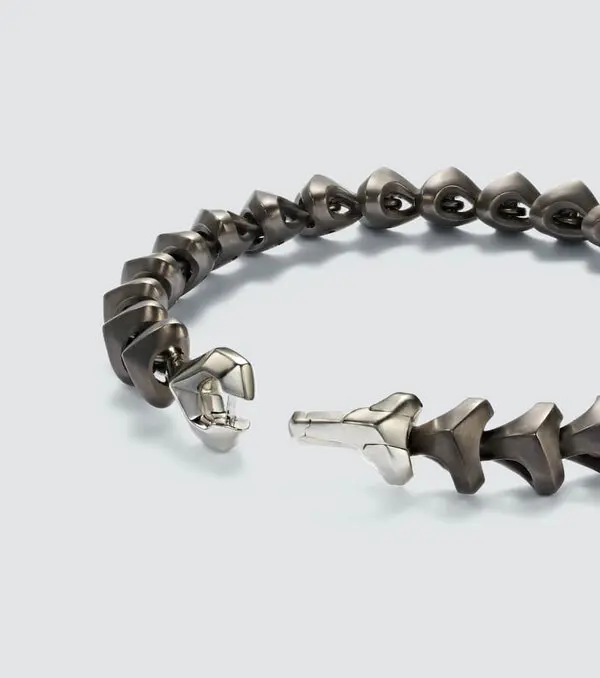 David Yurman Armory® Sterling And Titanium Link Bracelet