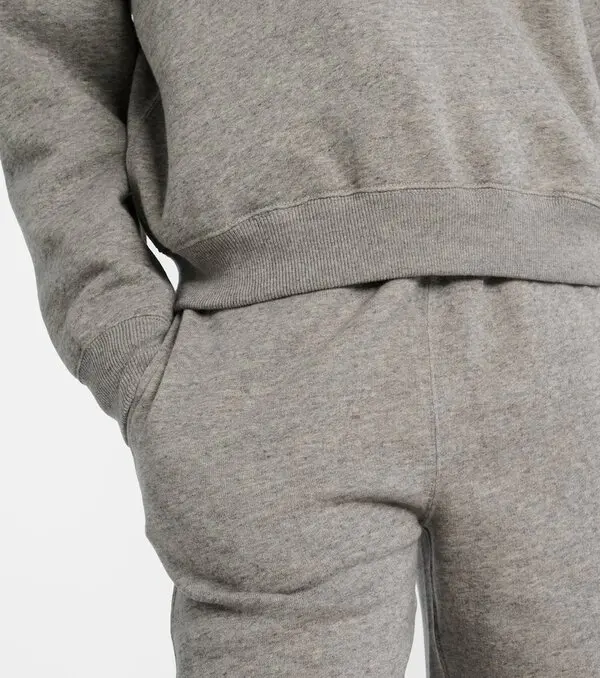 Polo Ralph Lauren Logo Cotton-blend Fleece Polo Sweatshirt - Grey