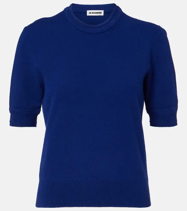 JIL SANDER Virgin Wool Sweater - Blue