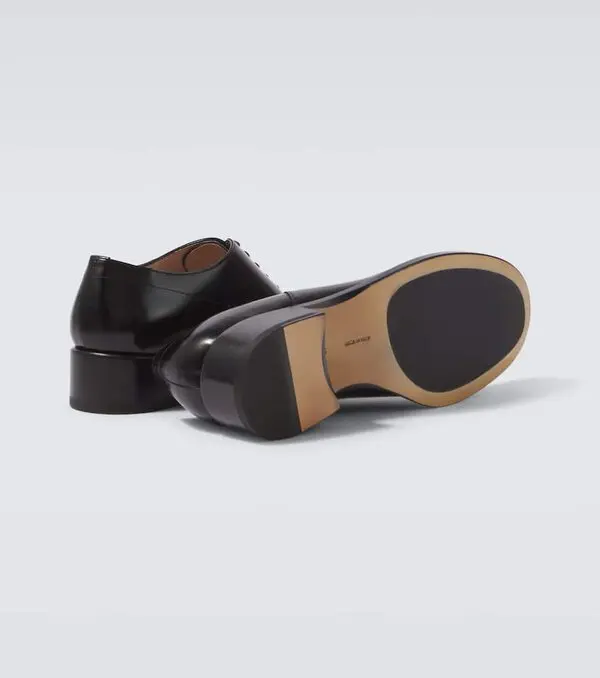 THE ROW Kai Leather Derby Shoes