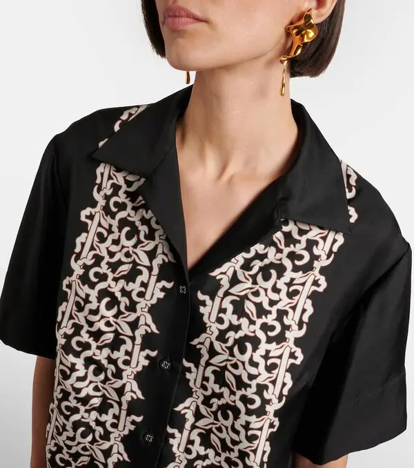 Rebecca Vallance Sundia Silk Shirt