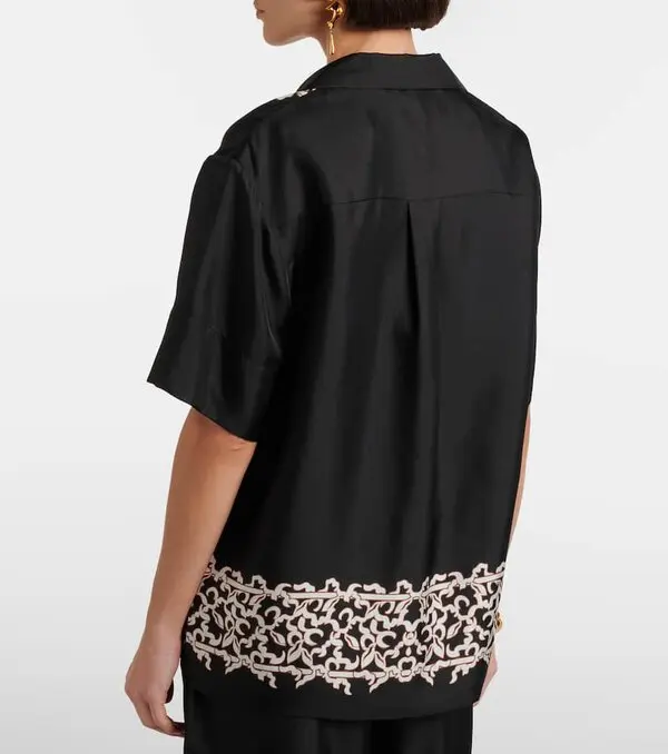 Rebecca Vallance Sundia Silk Shirt