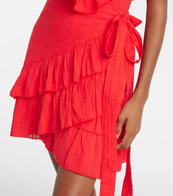 Melissa Odabash Molly Ruffled Wrap Dress