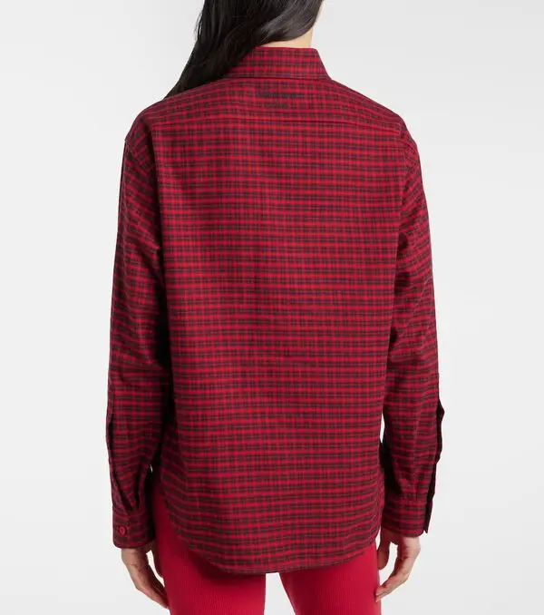 Balenciaga Checked Cotton Shirt