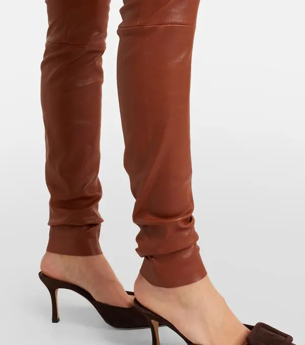 Stouls Carolyn Slim Leather Pants