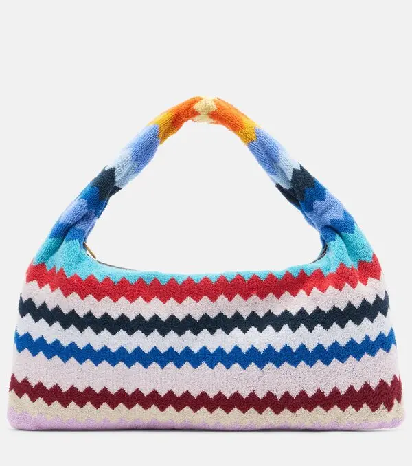 Missoni Zigzag Cotton Terry Top-handle Bag