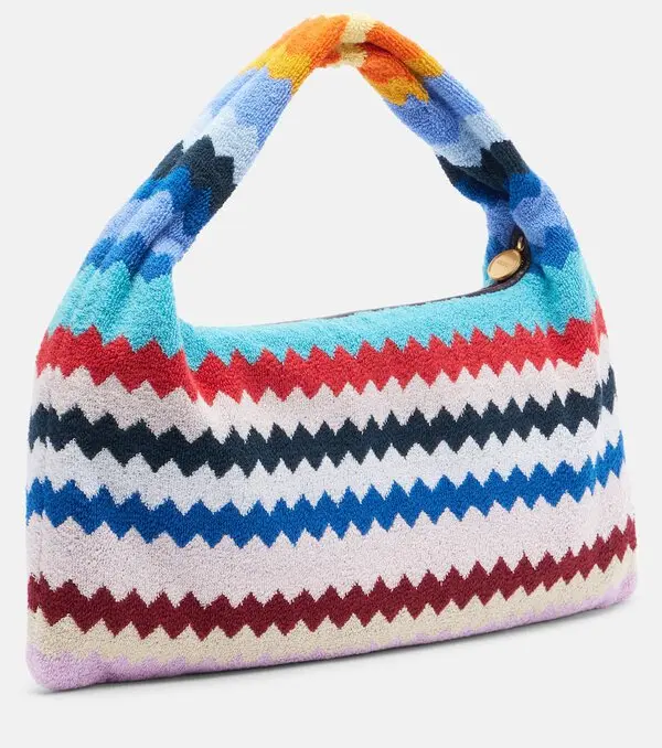 Missoni Zigzag Cotton Terry Top-handle Bag
