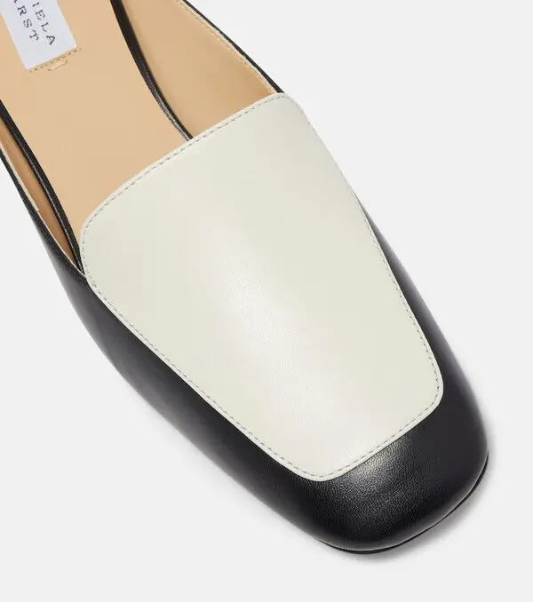 Gabriela Hearst Alena Leather Mules - Black