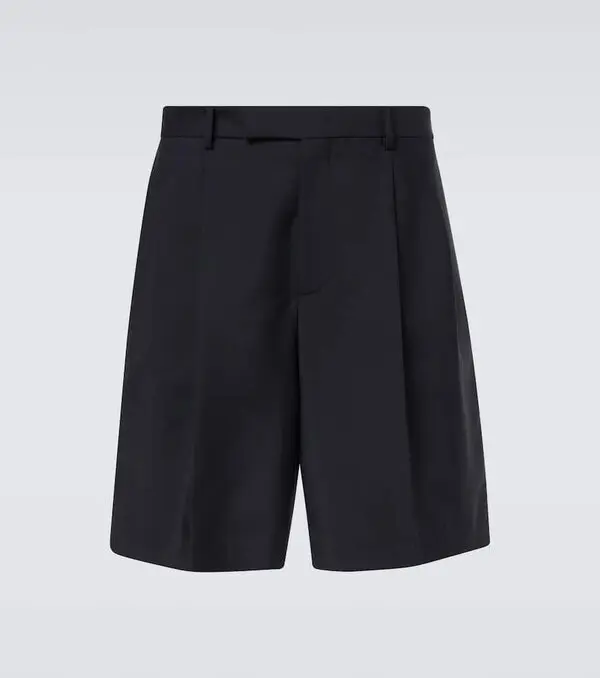 JIL SANDER Wool And Mohair Shorts