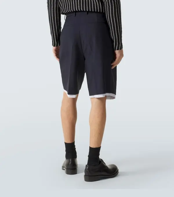 JIL SANDER Wool And Mohair Shorts