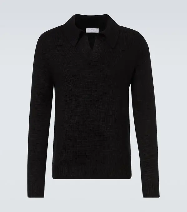 Gabriela Hearst Cashmere Polo Sweater