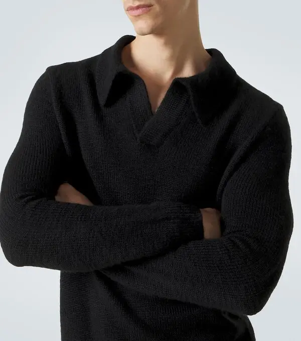 Gabriela Hearst Cashmere Polo Sweater