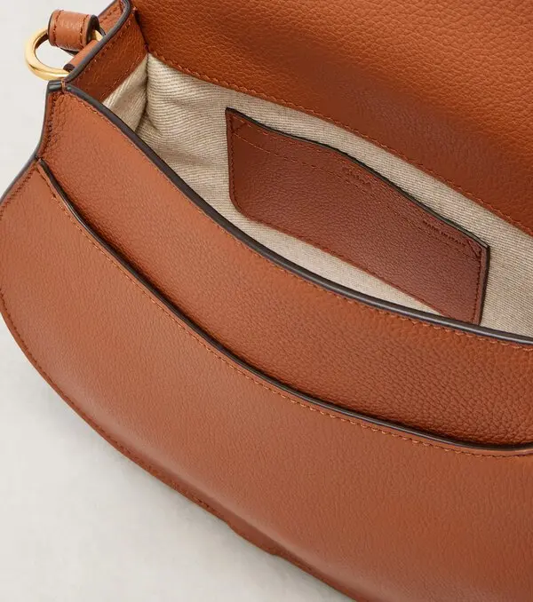 Chloé Marcie Leather Crossbody Bag - Brown