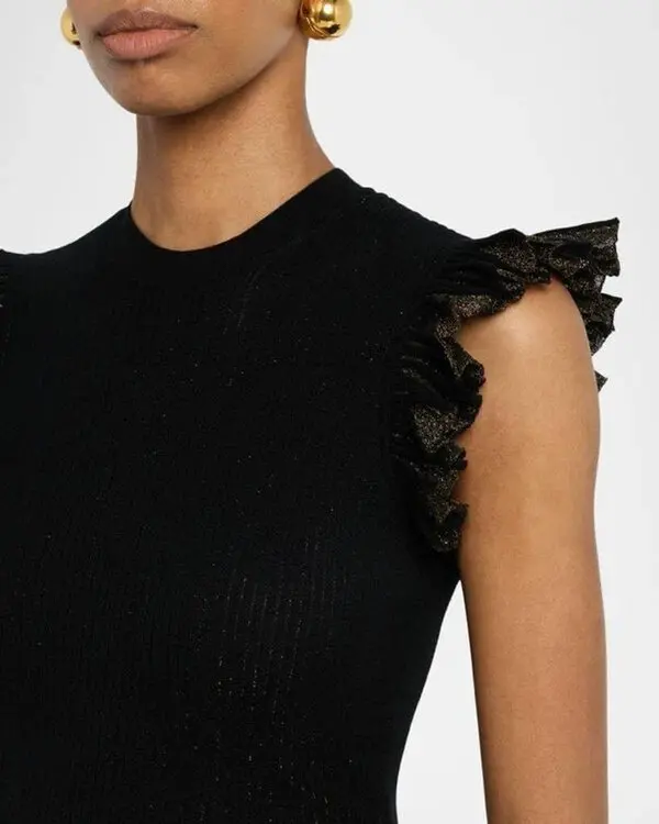 Ulla Johnson Leila Sleeveless Top - Noir