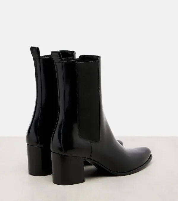 Saint Laurent Jill 60 Leather Ankle Boots