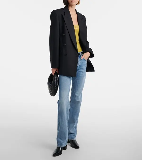 Saint Laurent Jill 60 Leather Ankle Boots