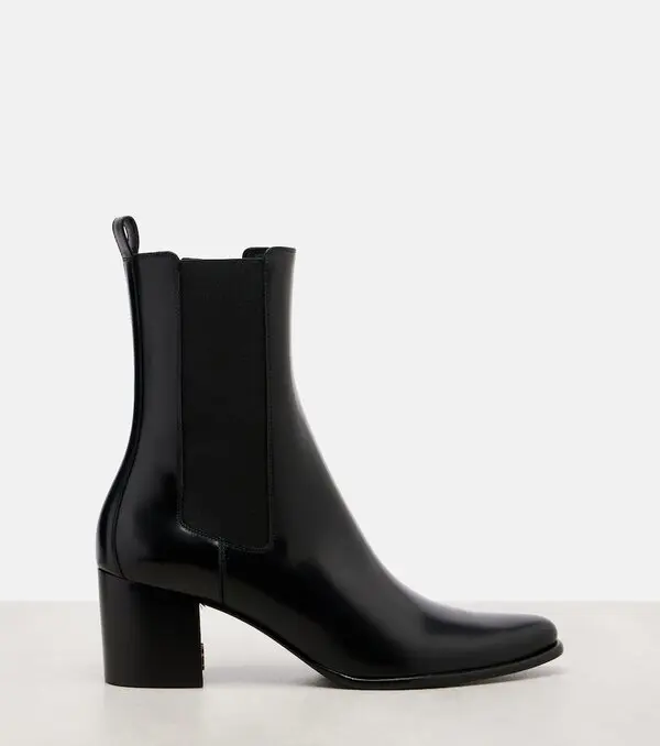 Saint Laurent Jill 60 Leather Ankle Boots