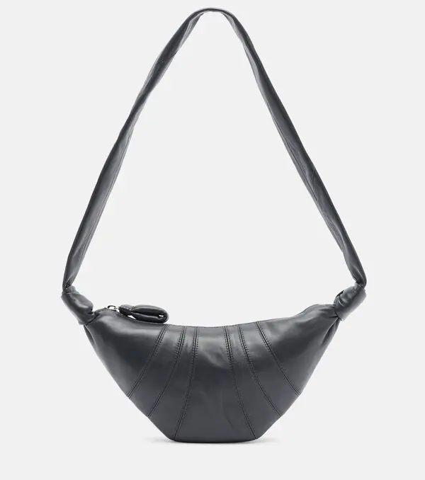 LEMAIRE Small Leather Shoulder Bag - Blue