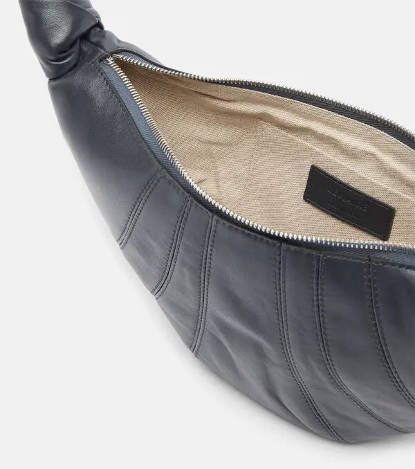 LEMAIRE Small Leather Shoulder Bag - Blue