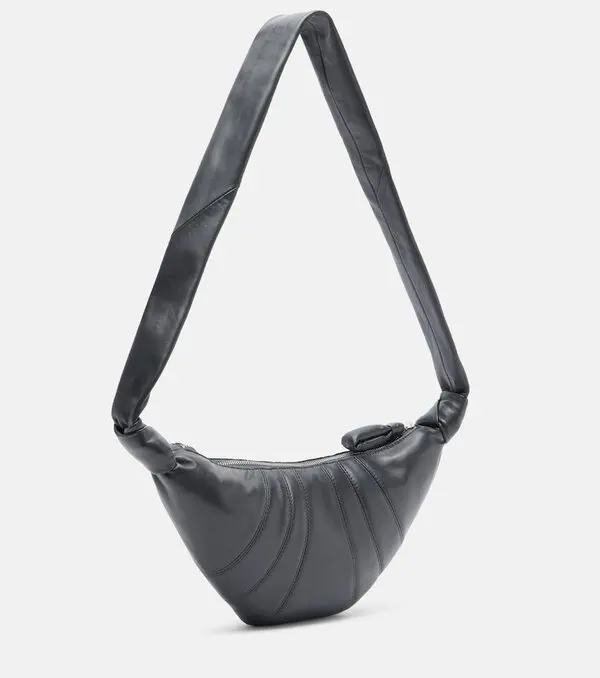LEMAIRE Small Leather Shoulder Bag - Blue