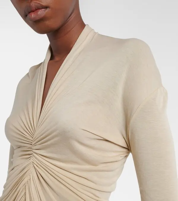 Rick Owens Radiance Gathered Top - Beige