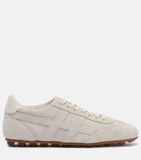 Hogan Olympia Suede Low-top Sneakers - White