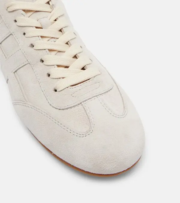 Hogan Olympia Suede Low-top Sneakers - White